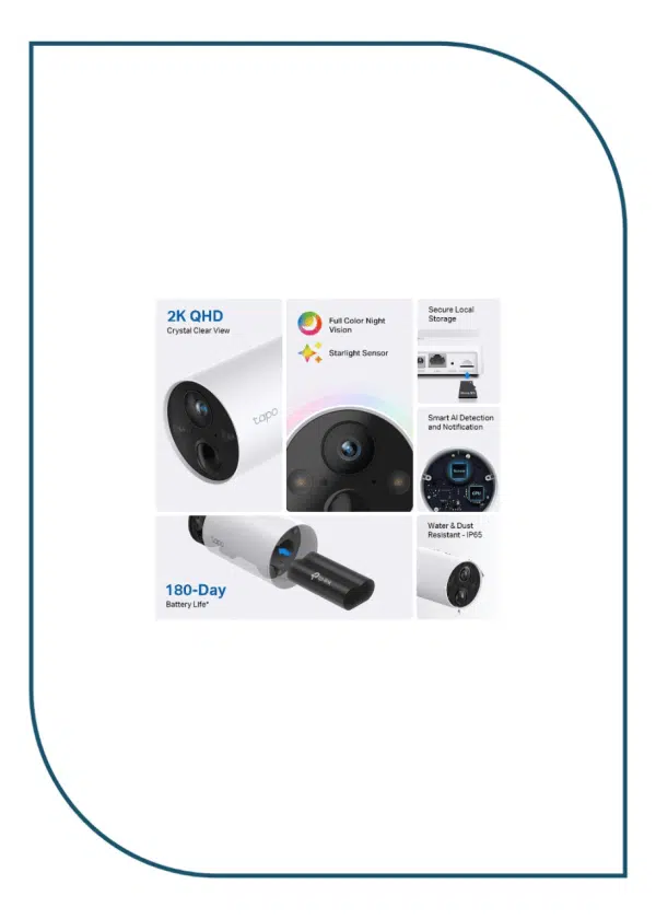 Tapo (c420) Smart Wire-Free Security Camera | Peta Store