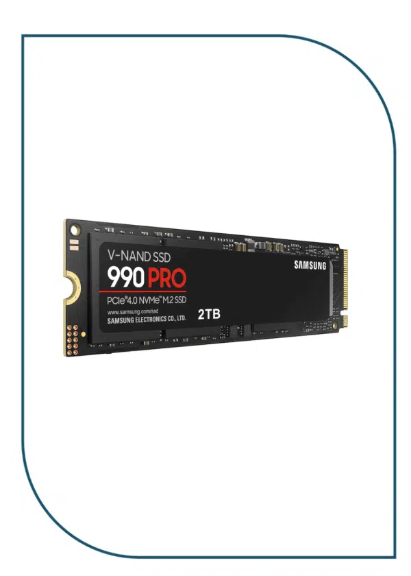 Samsung 990 PRO 2TB M.2 NVMe Gen4 SSD (MZ-V9P2T0B/AM) | Peta Store